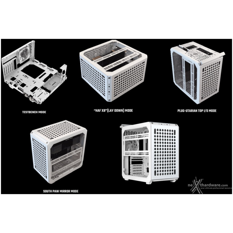 Gabinete el Cooler Master Qube 500 Flatpack – MGR Techno