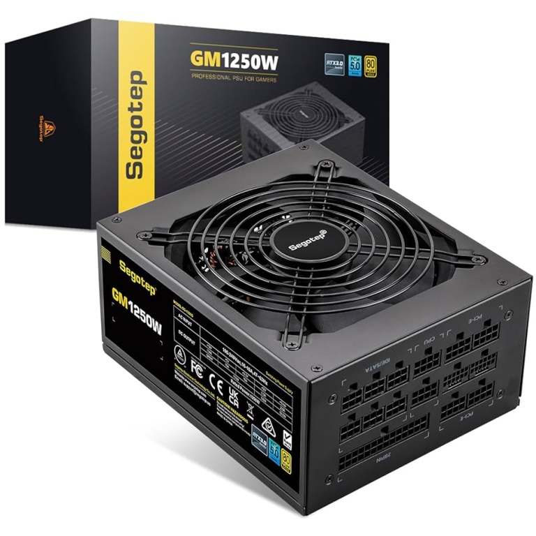 Fuente Segotep GM1250W 80+ GOLD FULL MODULAR (Outlet) – MGR Techno