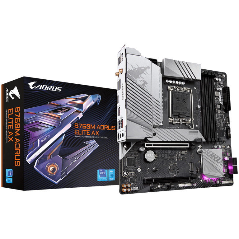 Mother Gigabyte B760M AORUS Elite AX LGA1700 – MGR Techno